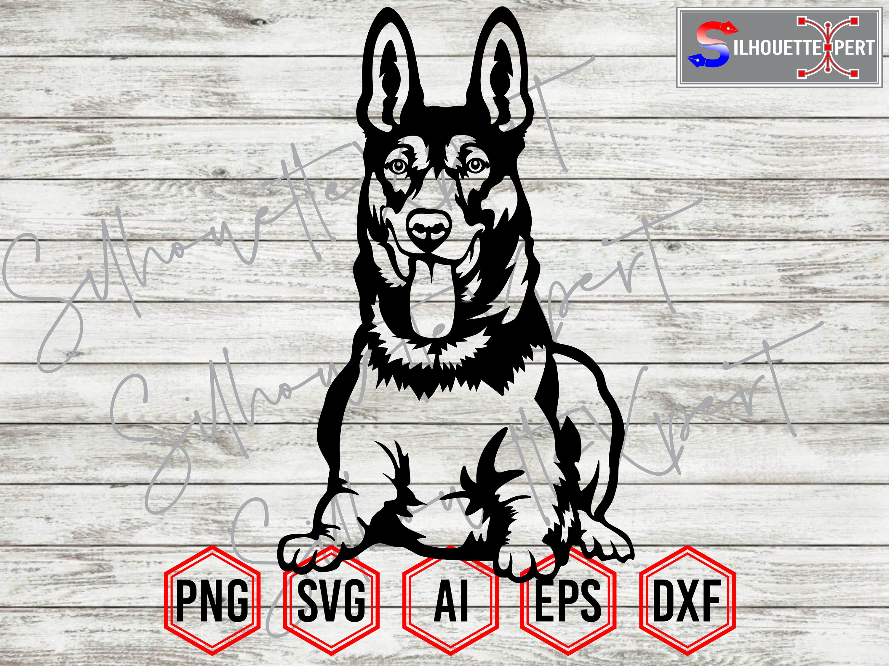 Peeking Belgian Malinois Silhouette 7 Belgian Malinois Svg - Etsy