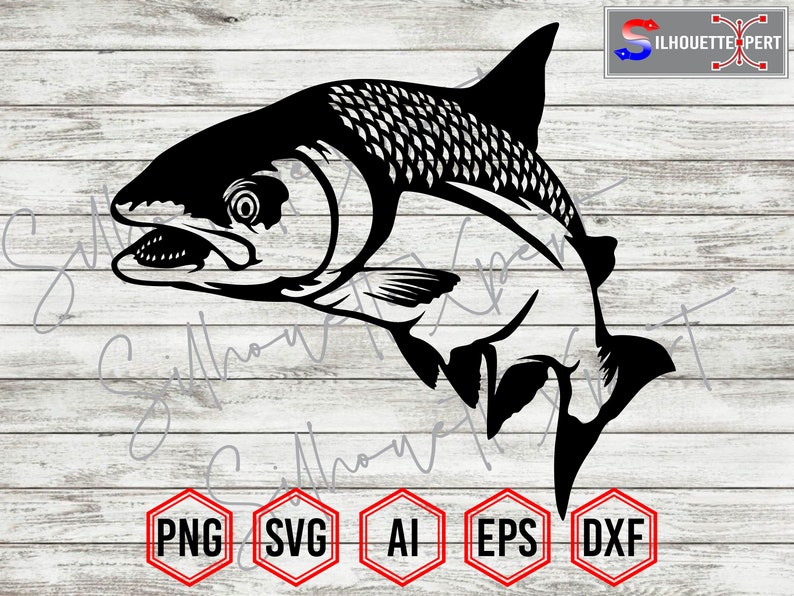 Atlantic Salmon Svg Salmon Svg Fishing Svg Clipart - Etsy