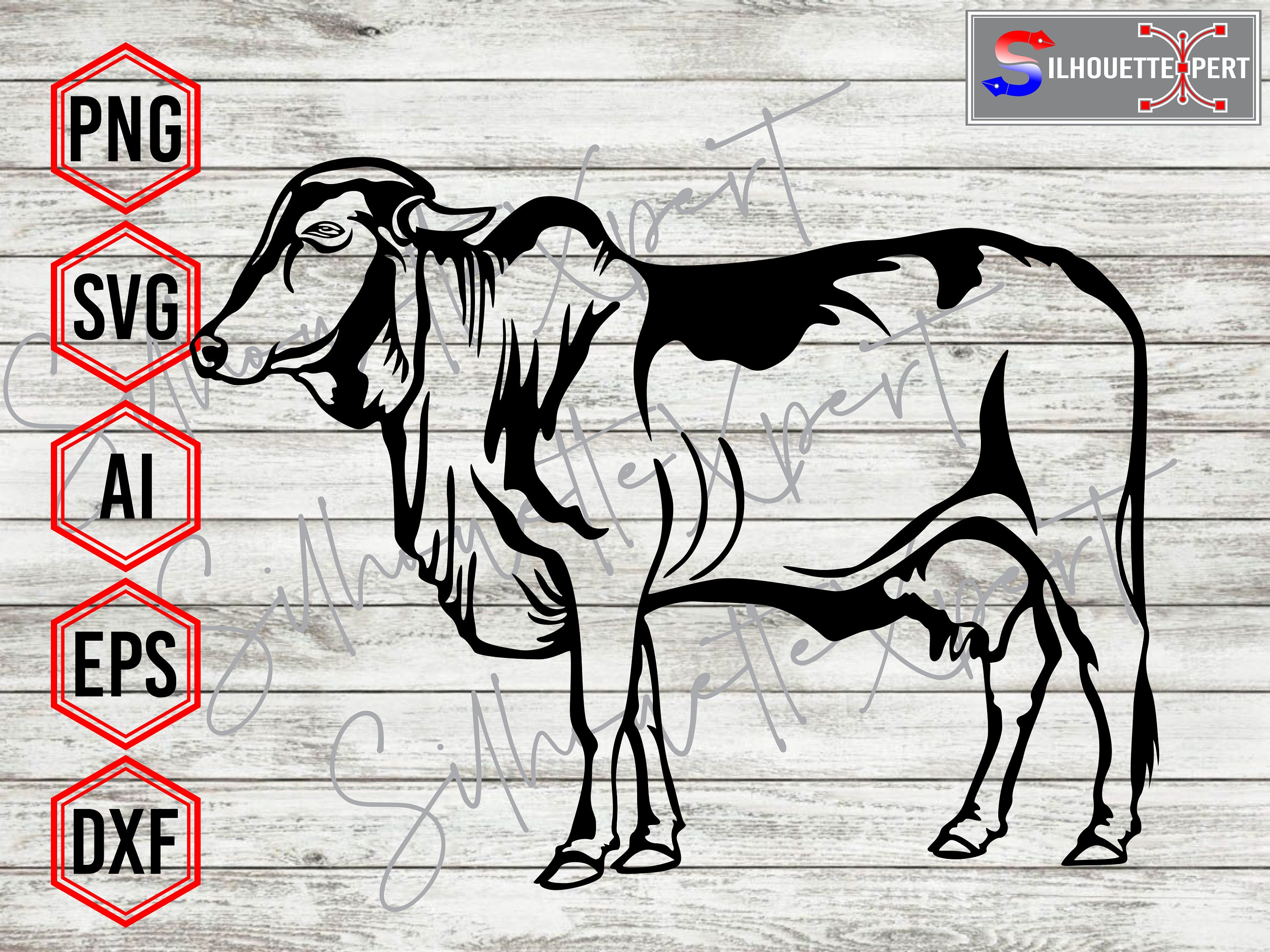 Vaca svg, Animal de granja svg, Silueta de vaca - vector, imágenes ...