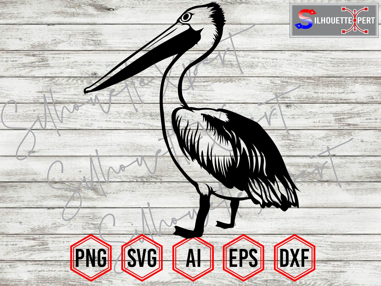 Standing Pelican Svg Pelican Hunting Svg Pelican Svg - Etsy