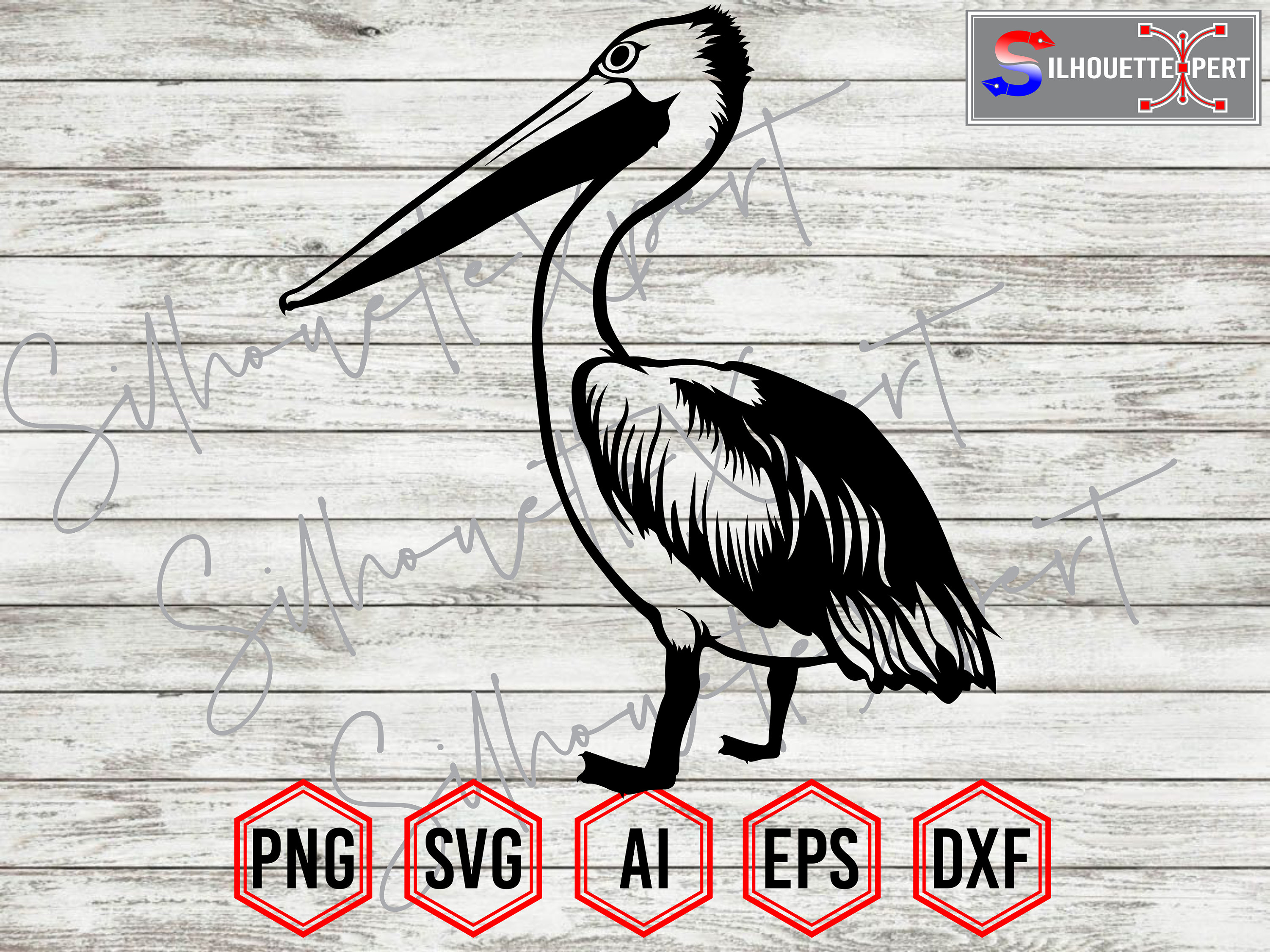 Standing Pelican Svg Pelican Hunting Svg Pelican Svg - Etsy