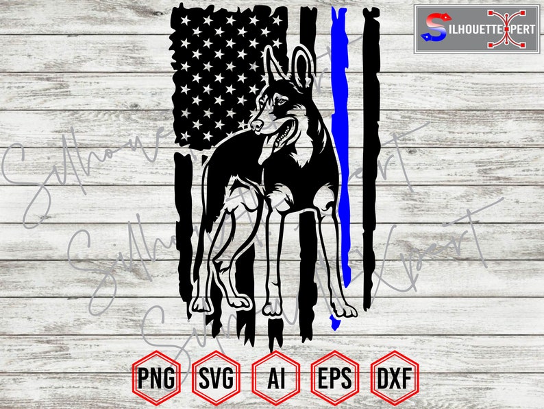 US K9 Police Dog Svg, Thin Blue Line, Police K9 Svg, Belgian Malinois ...