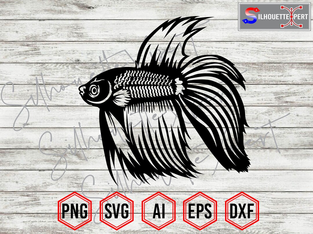 Red Betta Fish Svg, Siamese Fighting Fish Svg, Aquarium Fish Svg ...