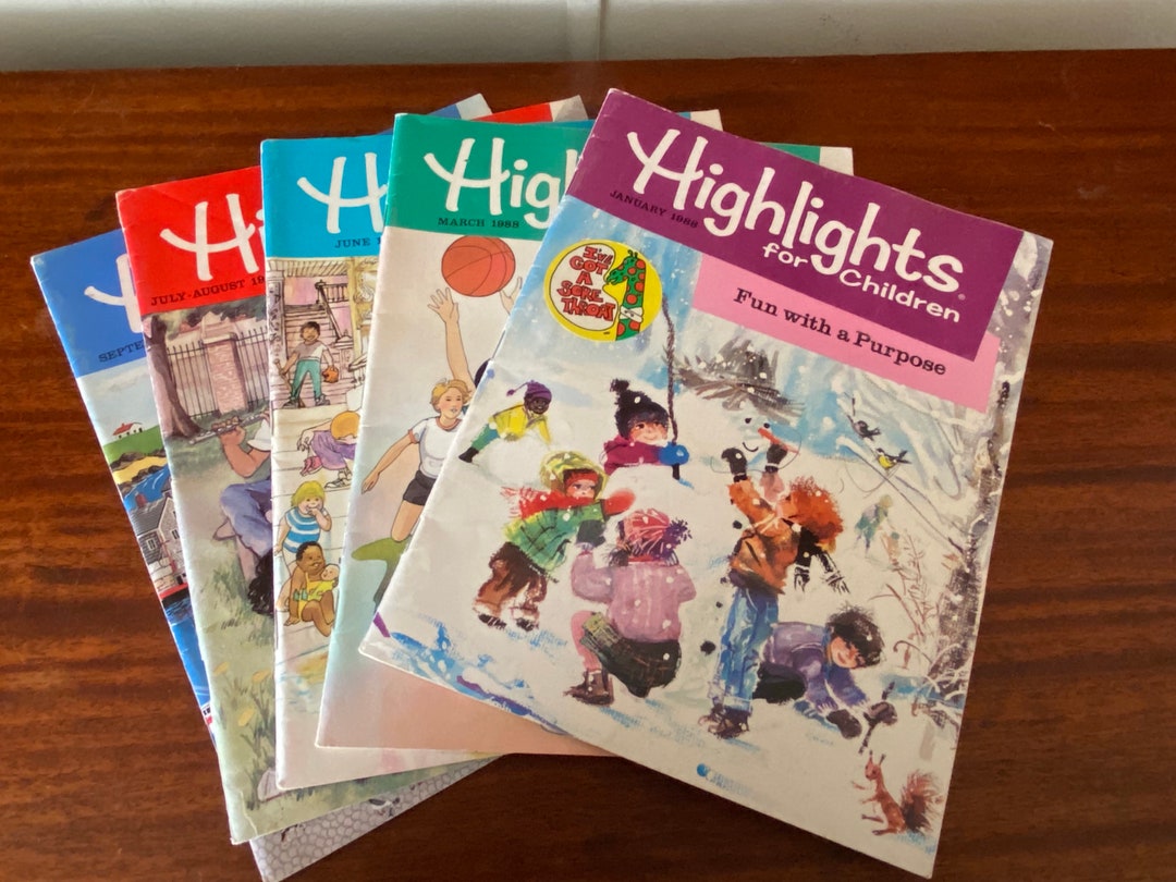 Vintage Set of Highlights 1980s - Etsy