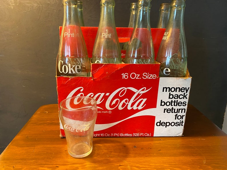 Vintage 1980s Coke Bottles - Etsy