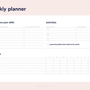 Habit Tracker Printable, Weekly Habit Tracker, Daily Planning, Routine ...