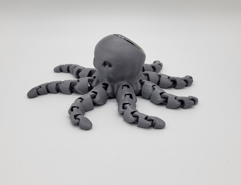 Clocktopus Articulating Octopus Desk Clock - Etsy