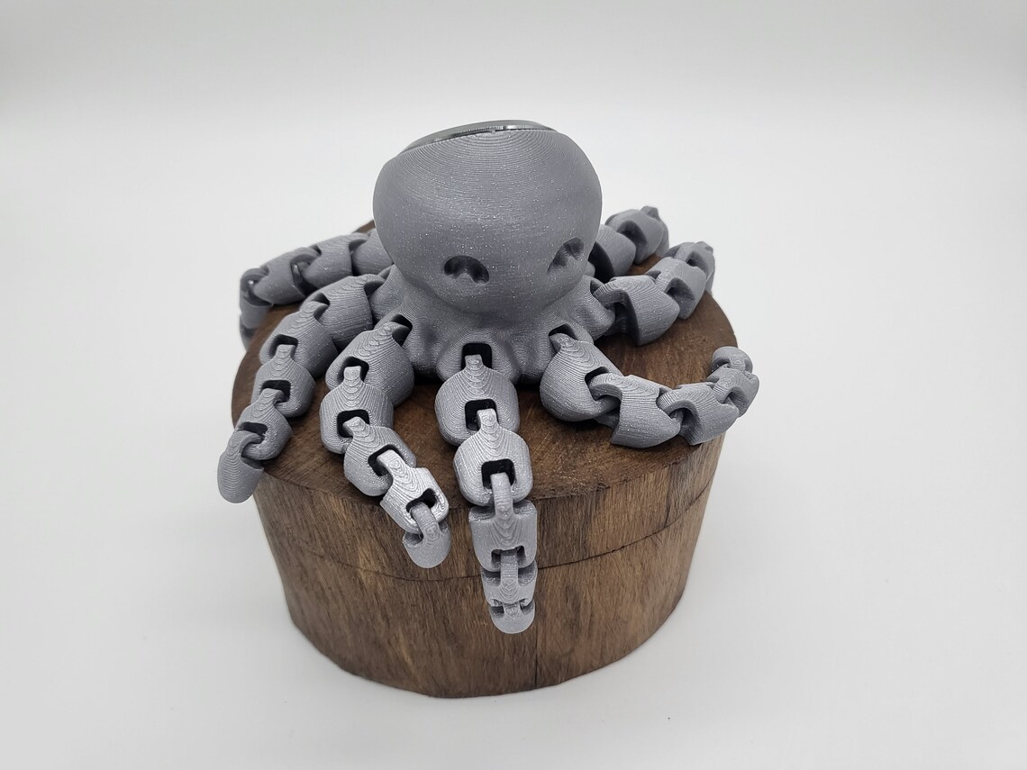 Clocktopus Articulating Octopus Desk Clock - Etsy
