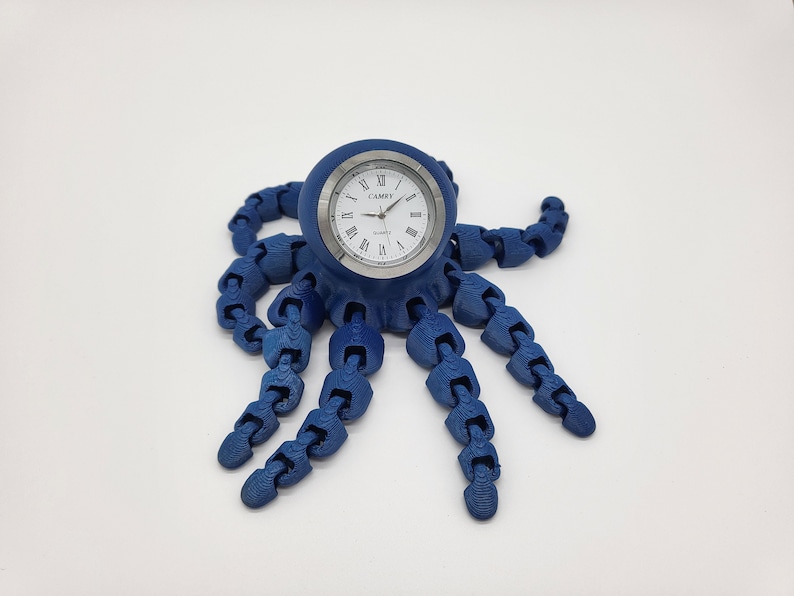 Clocktopus Articulating Octopus Desk Clock - Etsy