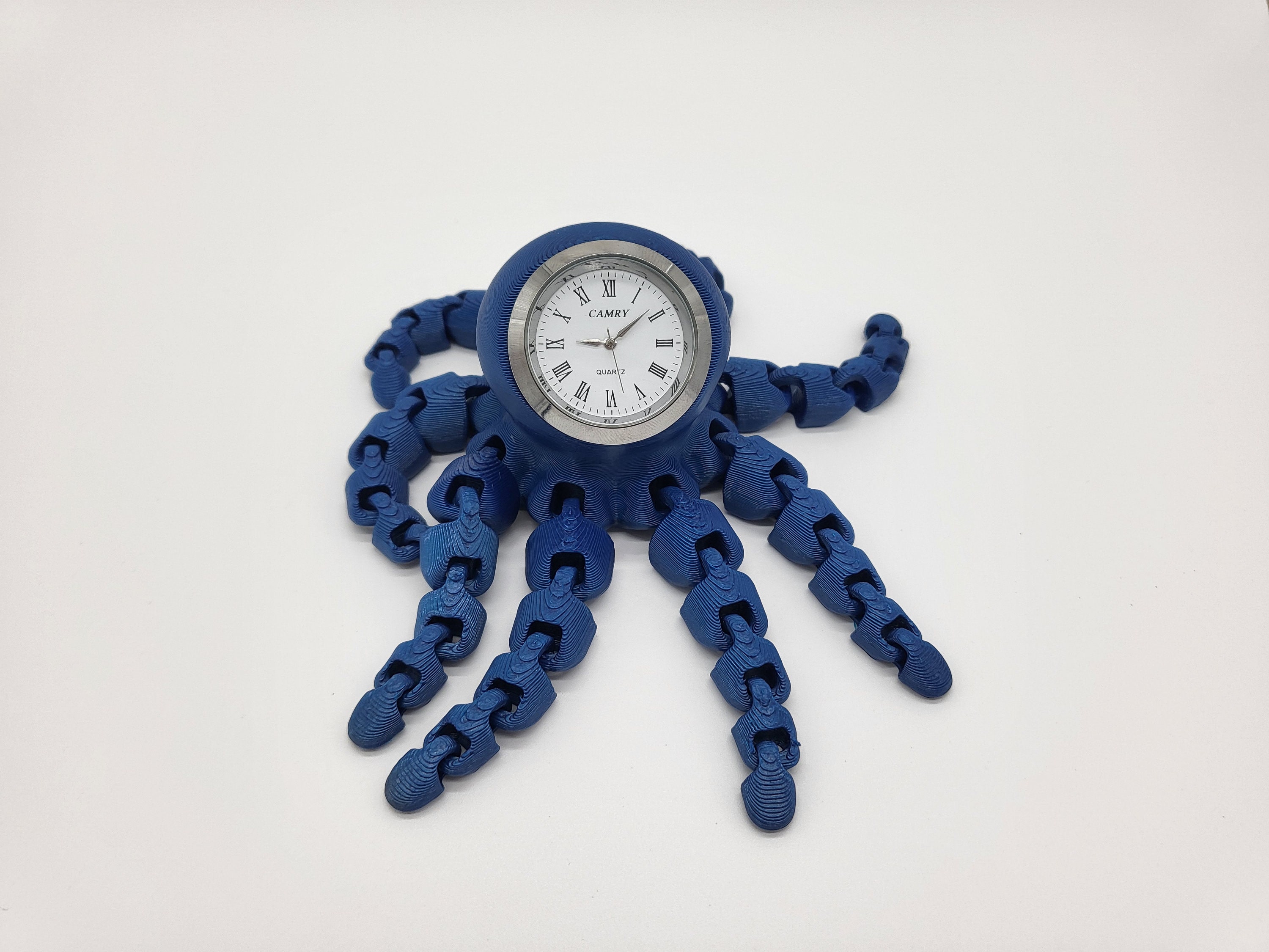 Clocktopus Articulating Octopus Desk Clock - Etsy
