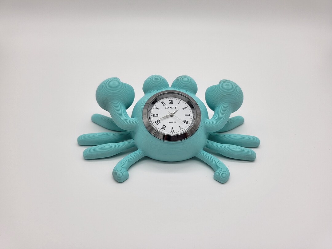 Clockstacean Crab Desk Clock - Etsy