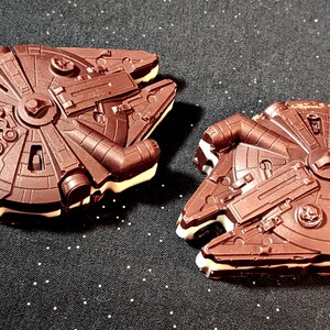 Star War Chocolate Chip Filled Starship Set of 4 - Etsy