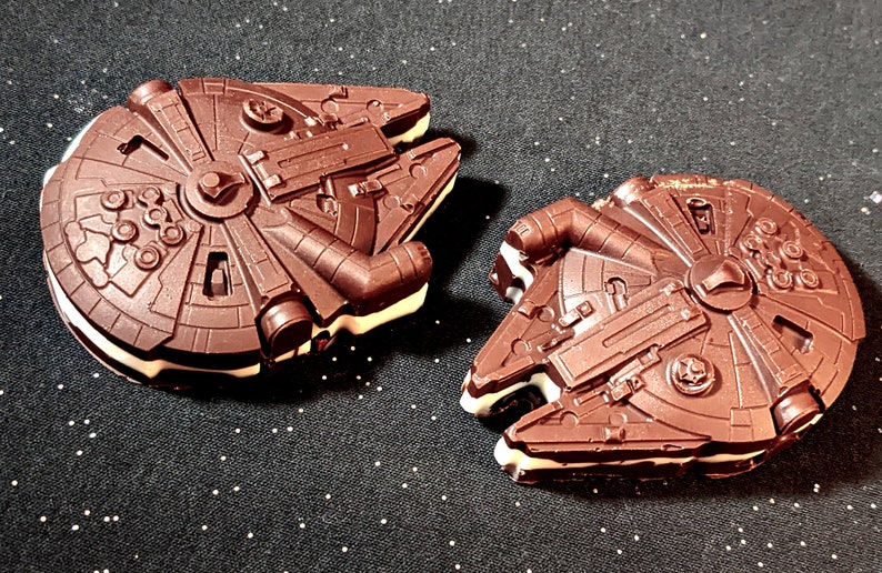 Star War Chocolate Chip Filled Starship Set of 4 - Etsy