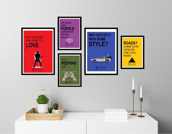 Back to the Future the Musical Set of 5 Posters Marty Mcfly - Etsy