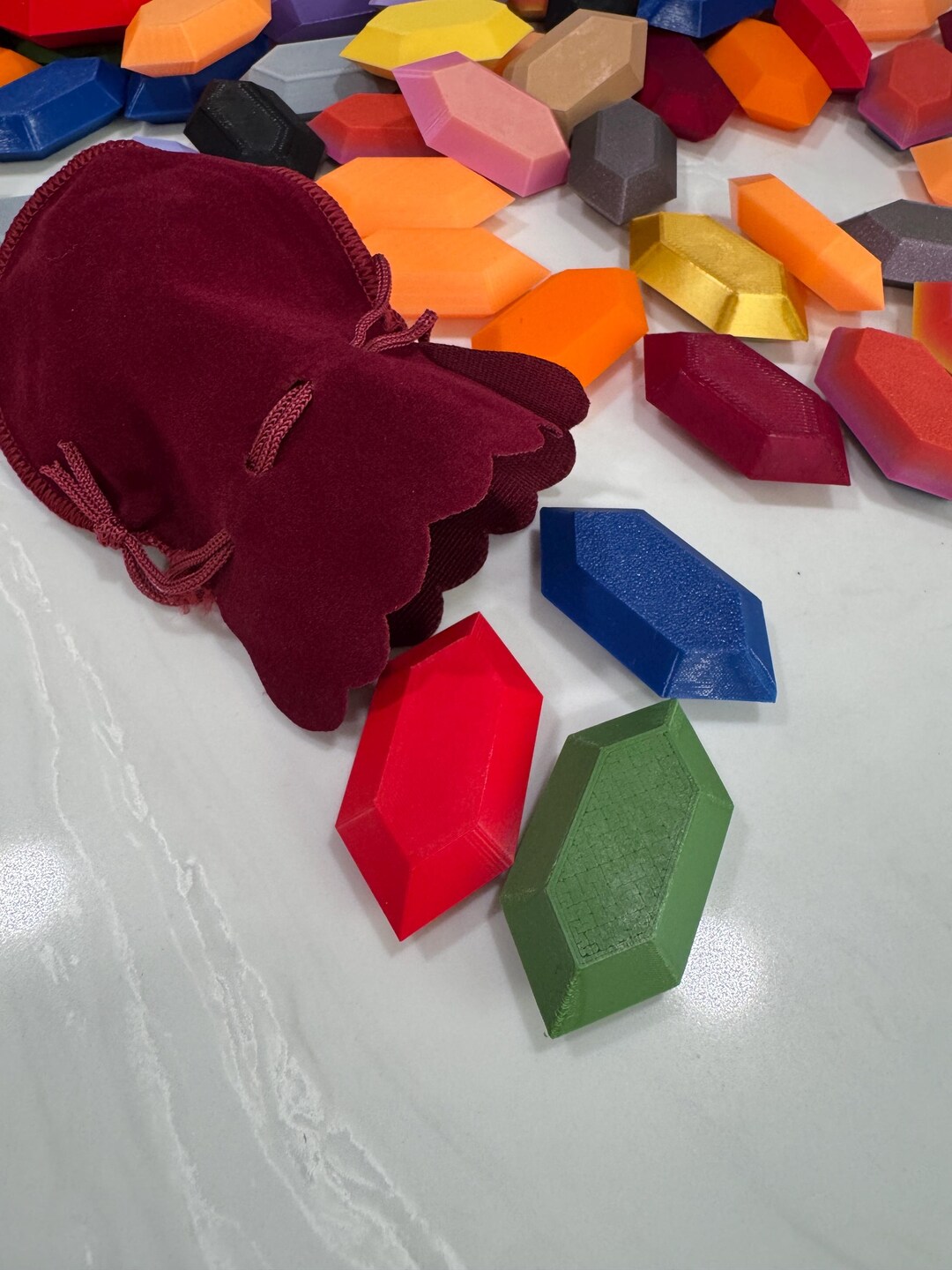Legend of Zelda Rupee: 3D Printed Cosplay Prop, Gaming Decor - Etsy