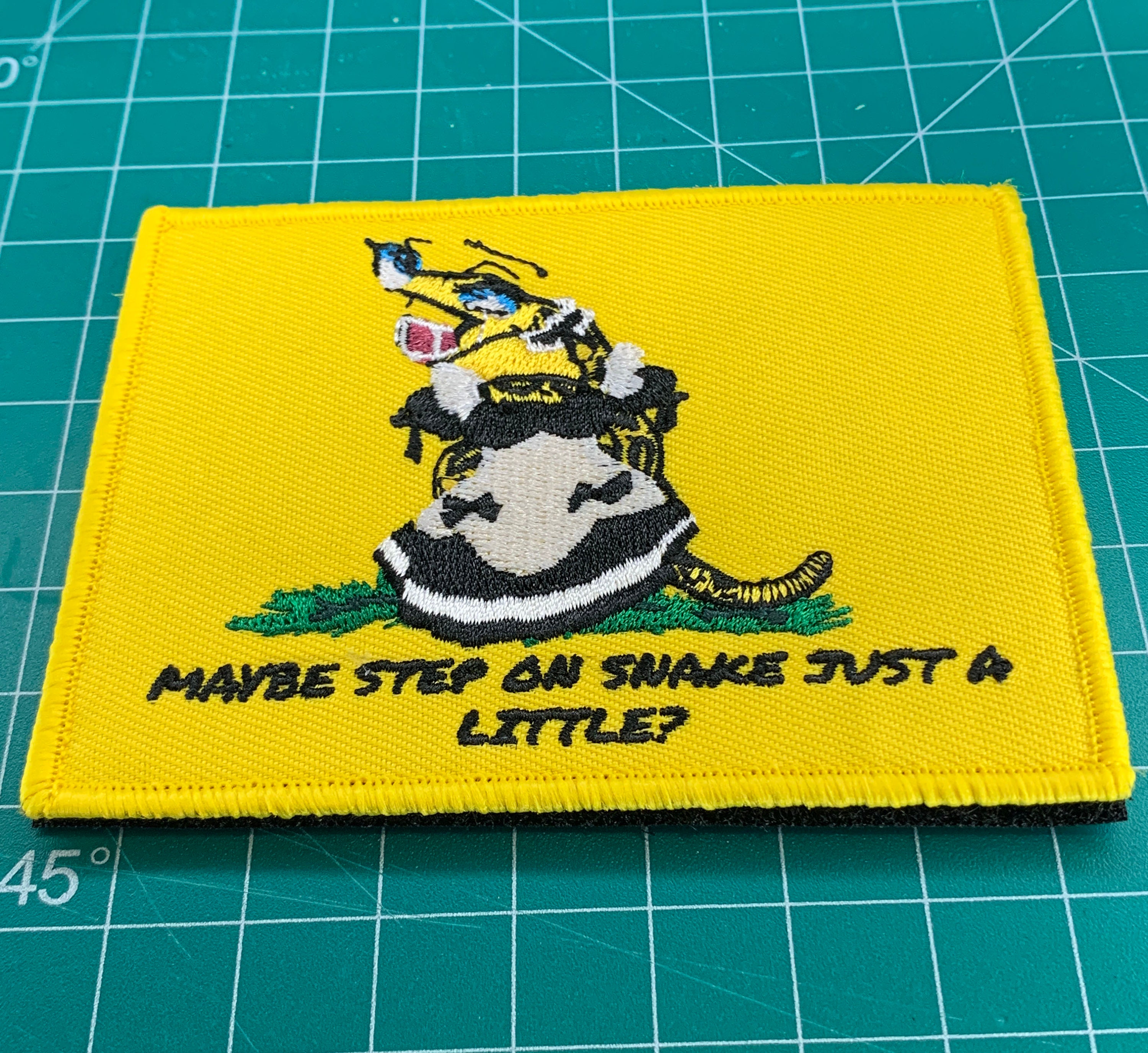 Step on Snake Gadsden Flag Embroidered Morale Patch With Hook - Etsy