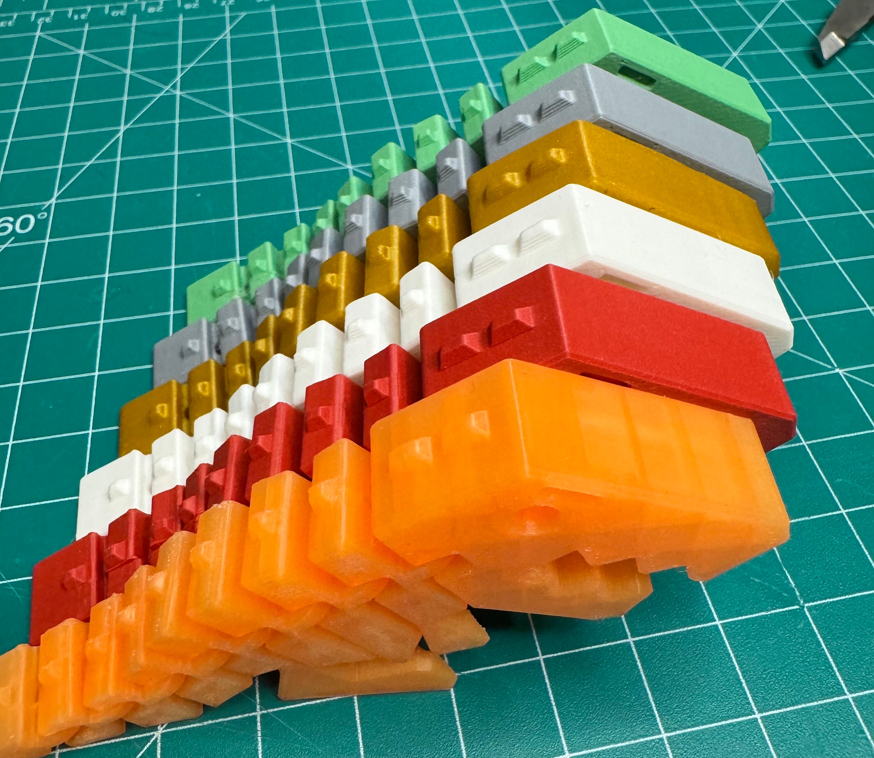 3D Printed Flexi Rex Multiple Colors Flexible Model Fidget Toy Dinosaur ...