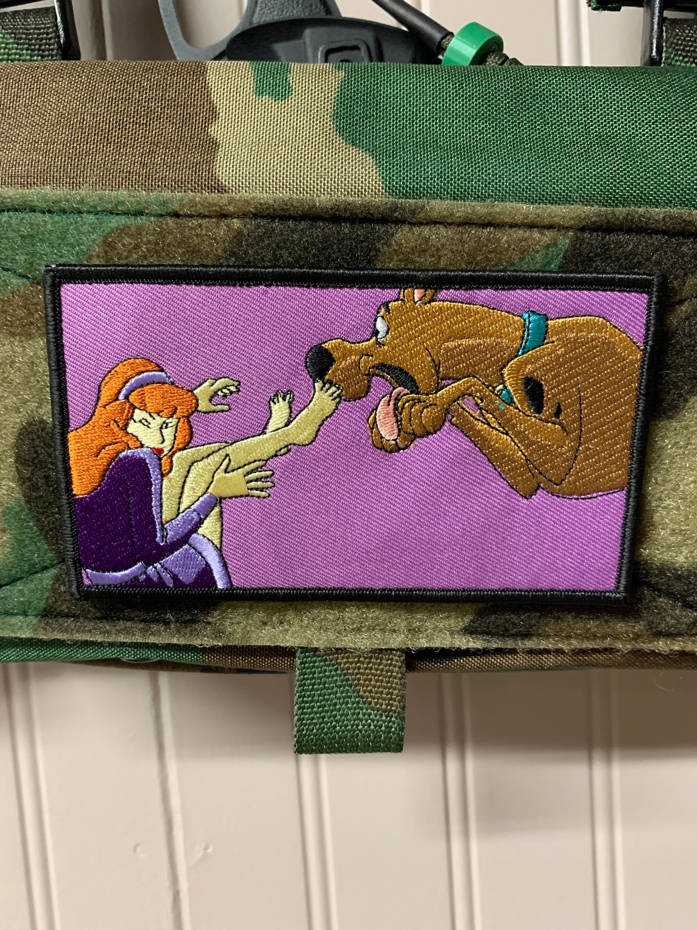SCOOB, NO Embroidered Morale Patch With Hook and Loop for Armor, Plate Carrier, Hat, Tactical or ...