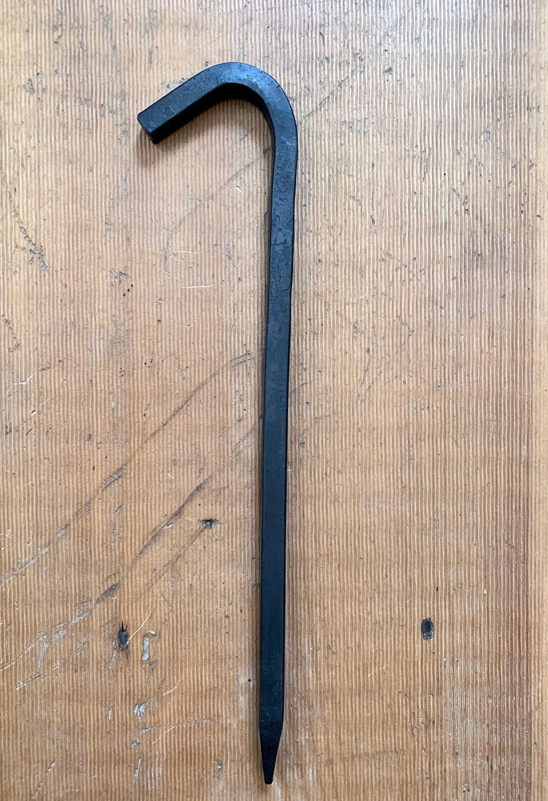 Hand-forged Heavy Duty Tent Stakes (set of 6) - Etsy
