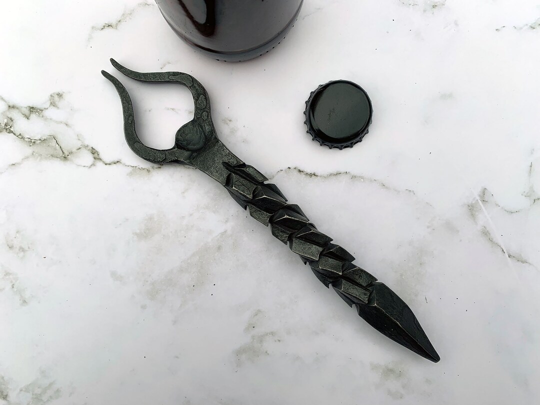 Hand-forged Dragon Scale Beer Bottle Opener - Etsy