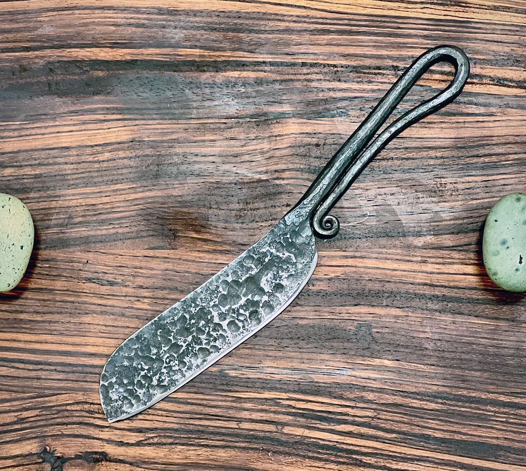 Hand-forged Cheese Knife - Etsy