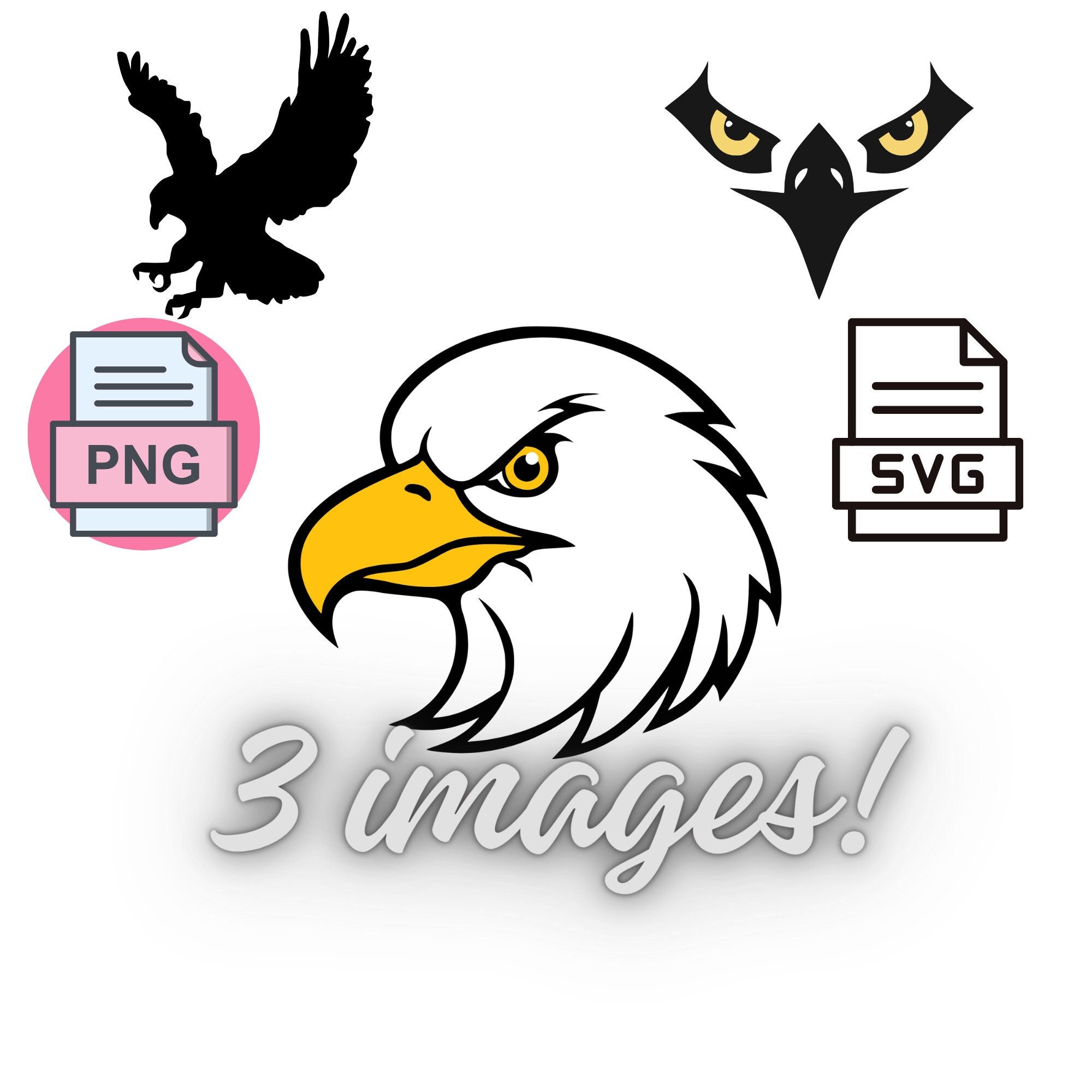 Eagle SVG Bundle: Eagles Svg Mascot, Eagles Png, Eagles Download SVG ...