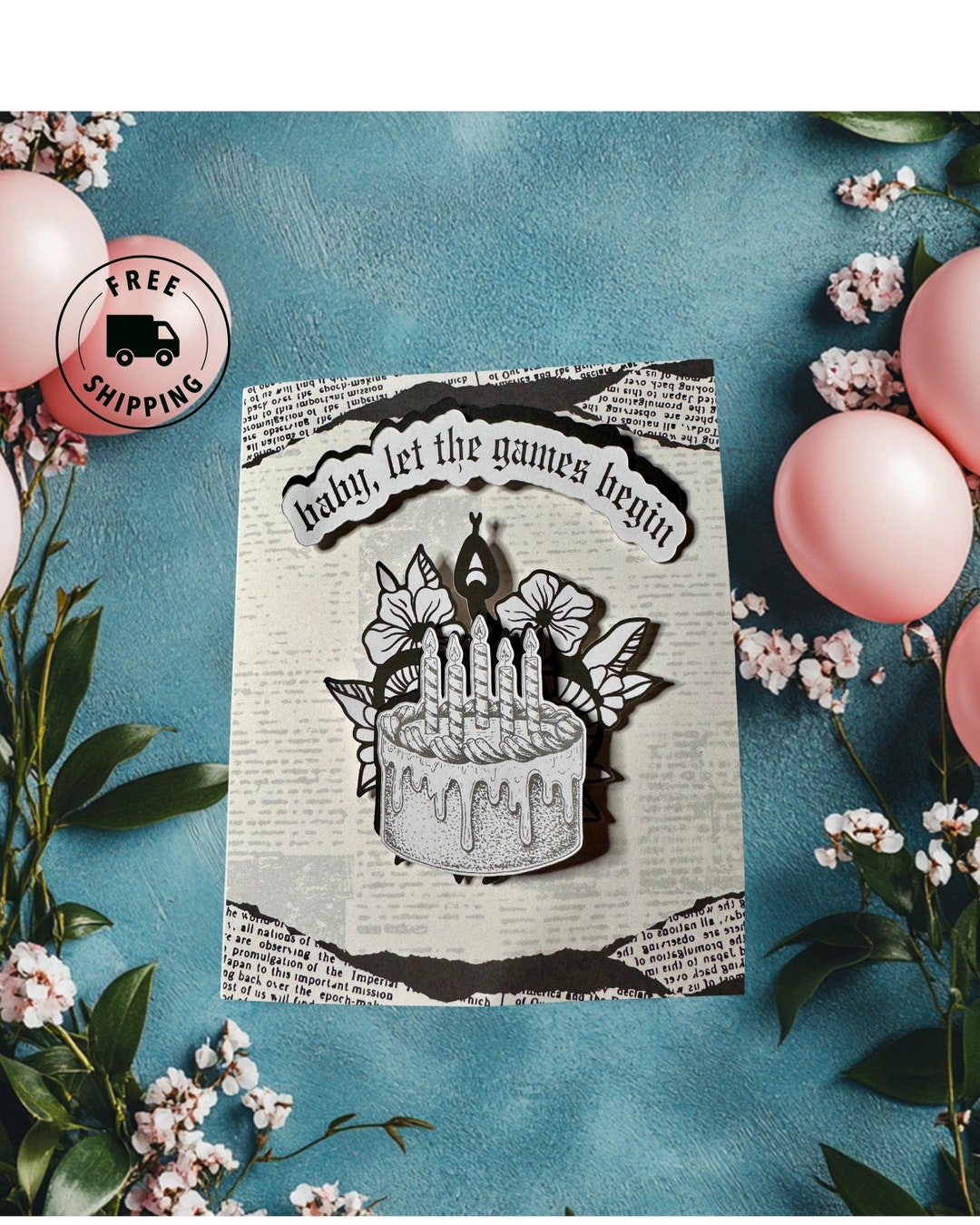 Reputation Birthday Card Handmade 3D Birthday Card Unique Pop-up Design ...