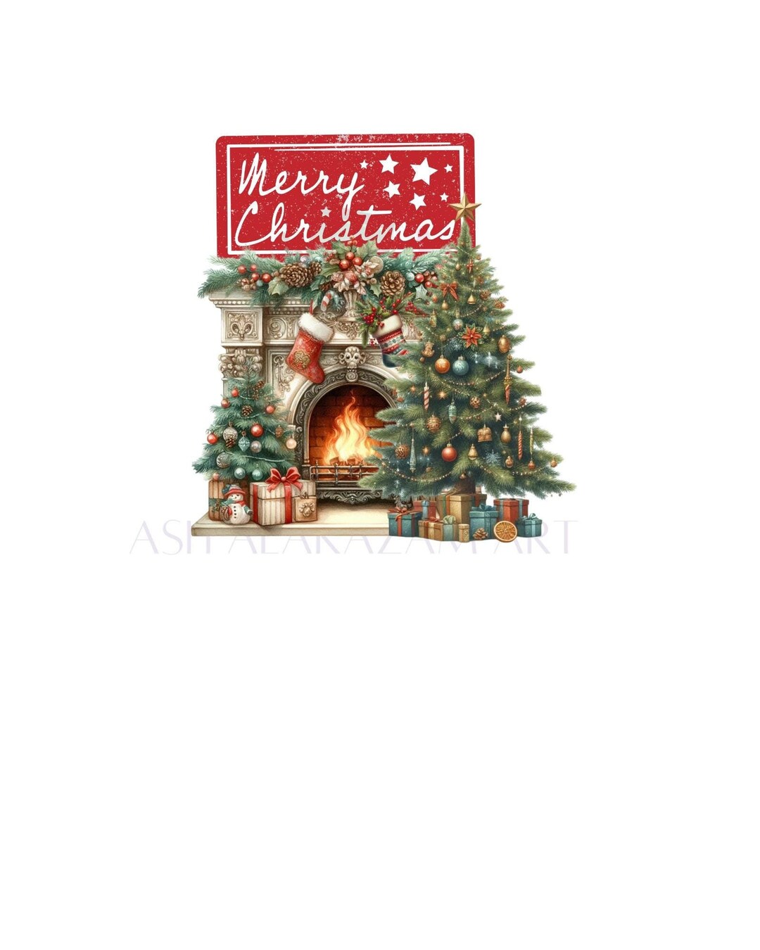 Classic Christmas PNG, Vintage Holiday Ornament Clipart, Retro ...