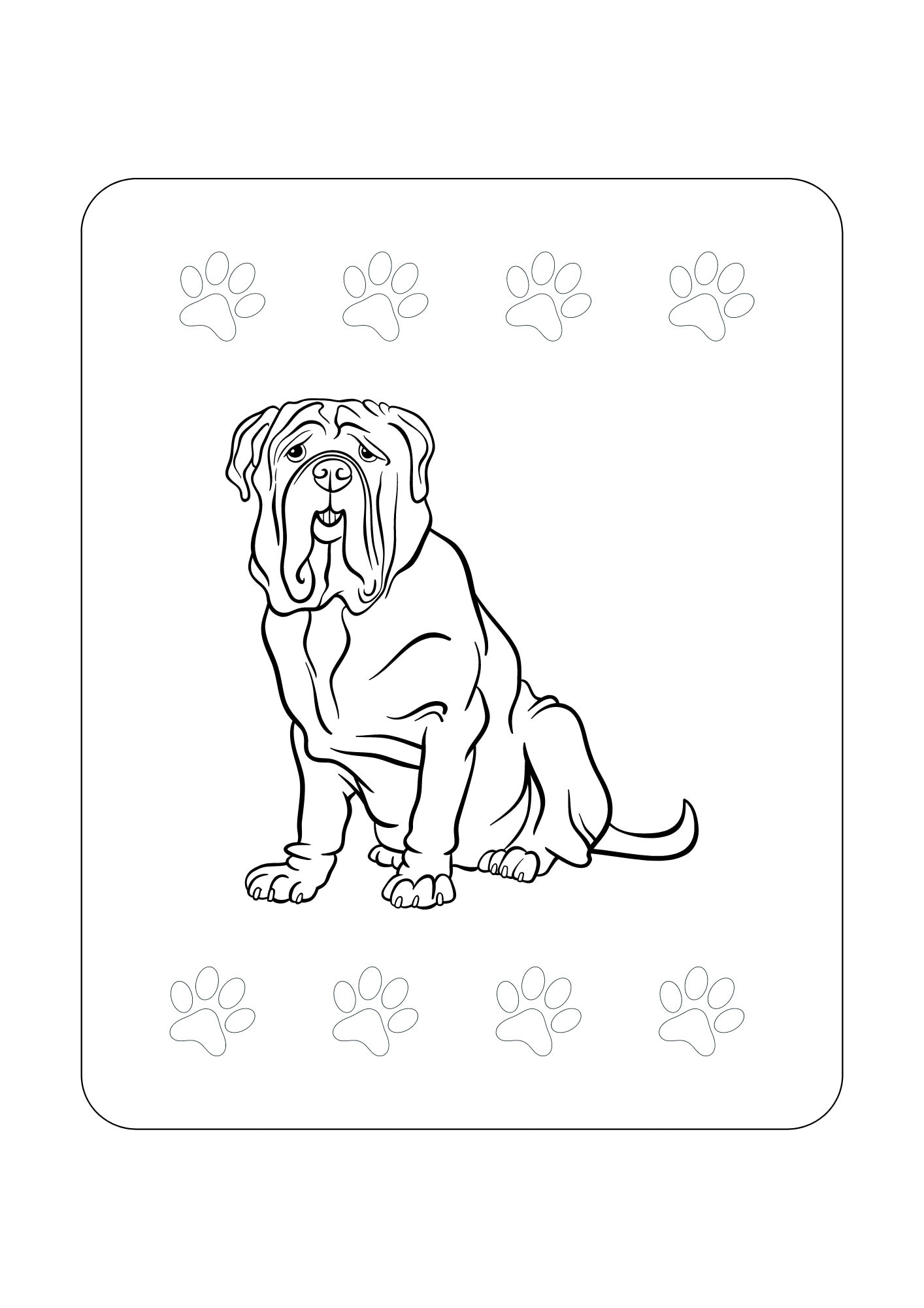 Cute Dogs Coloring Book Pages for Boys & Girls - Printable Coloring ...