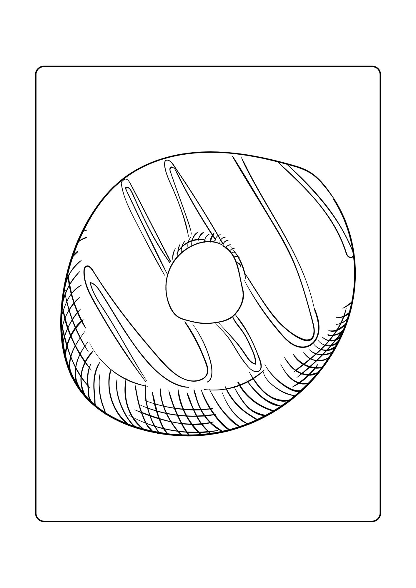 20 Page Donut Coloring Book Printable PDF PNG Files - Etsy