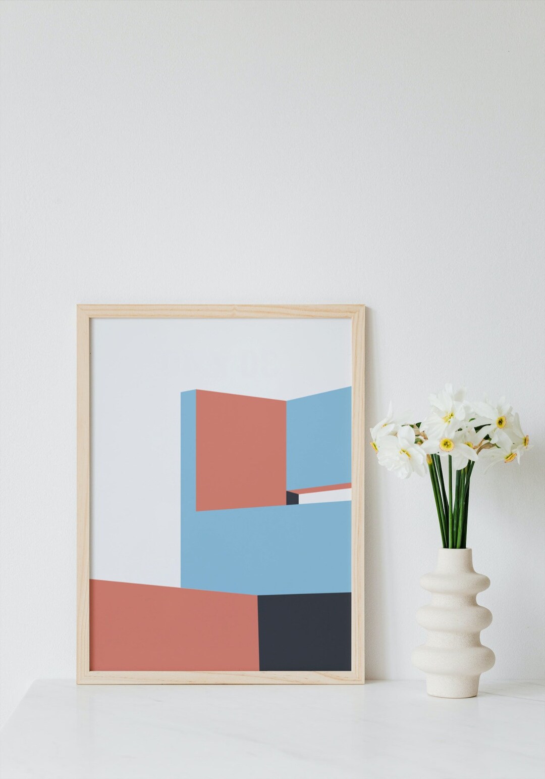 Modern Architecture Print , Abstract Building Printable Wall Art ...