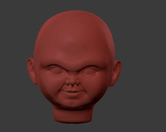 Chucky Head Stl File - Etsy