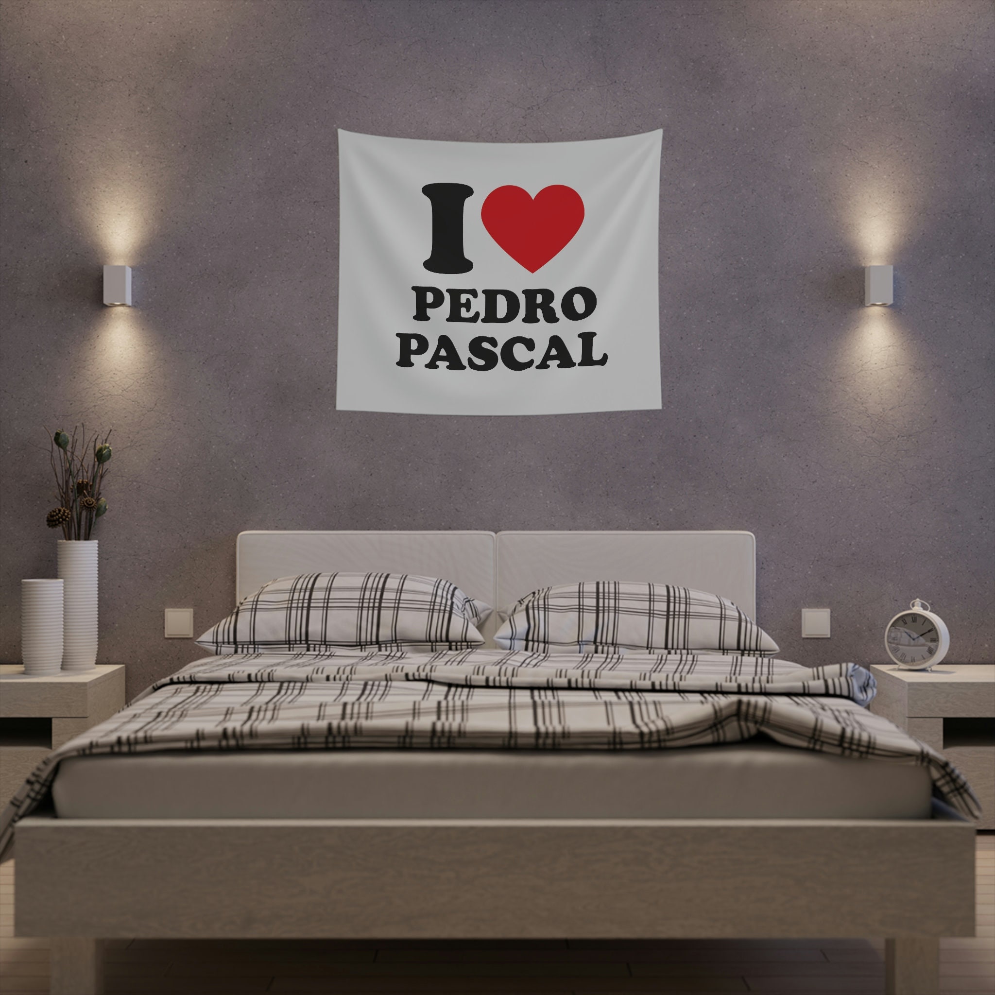 I Love Pedro Pascal Tapestry