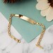 14K Real Gold Baby ID Bracelet Personalize Baby Girl Boy - Etsy