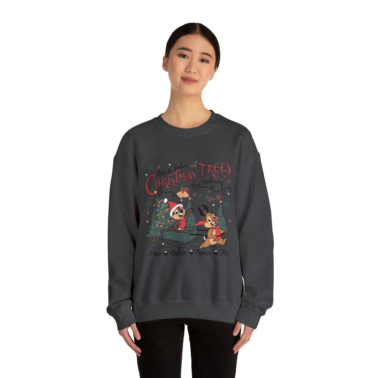 Disney Christmas Sweater Disneyland Christmas Crewneck - Etsy