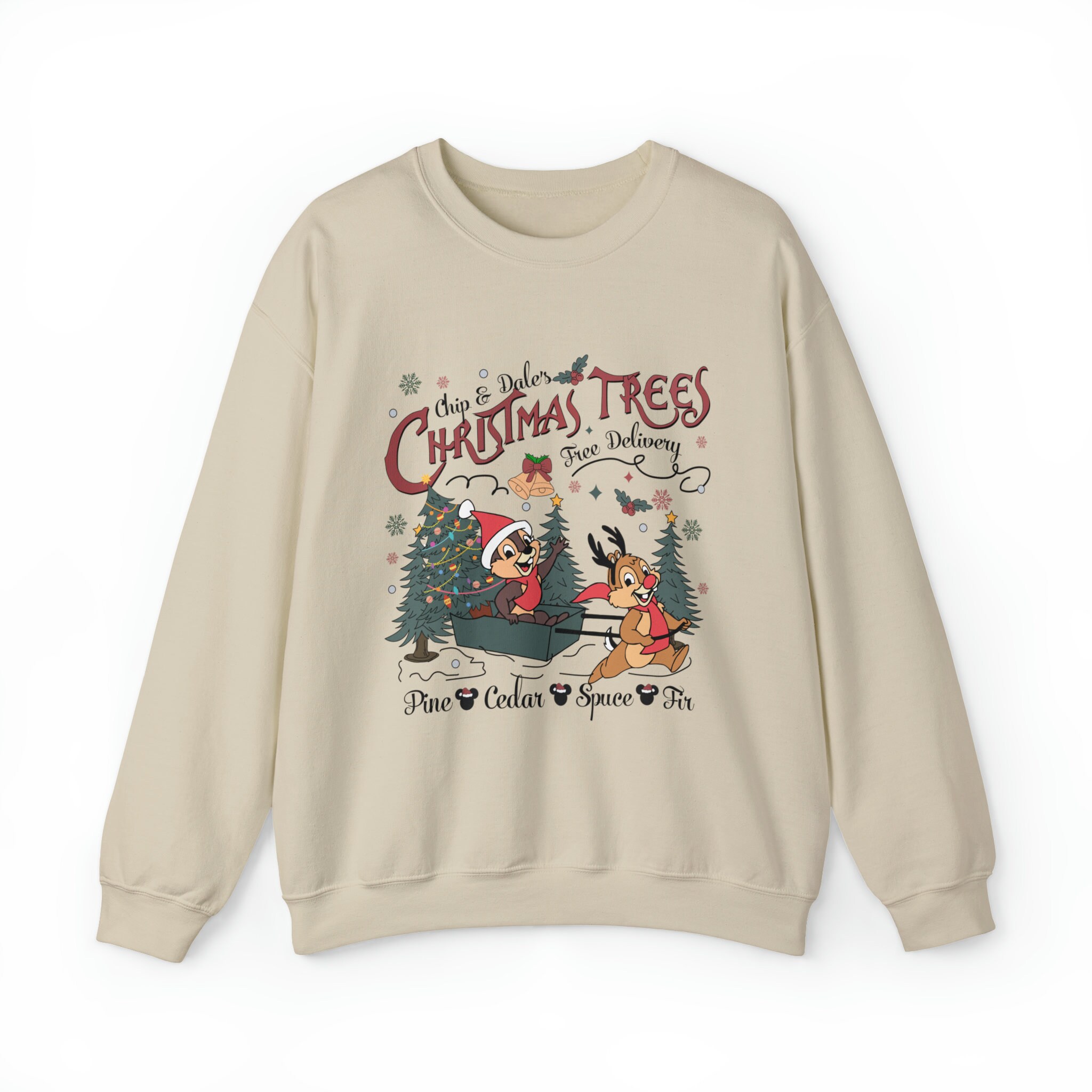 Disney Christmas Sweater Disneyland Christmas Crewneck - Etsy