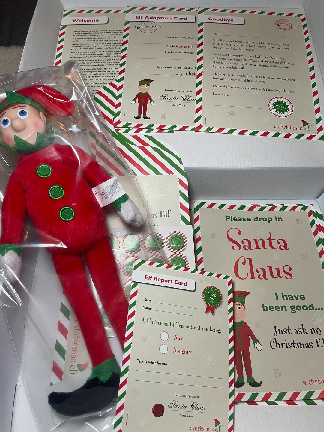 Childrens Christmas Elf Reward Kit / Christmas Elf Adoption / Christmas ...
