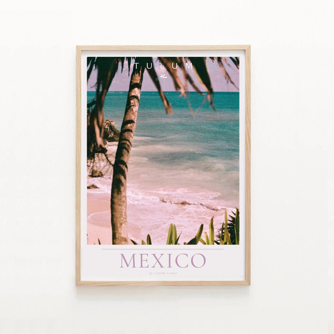 Tulum Mexico Travel Poster, Beach Photography Art Print - Etsy