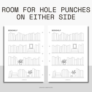 Bookshelf Template Printable, Books to Read, Reading Log, Reading ...