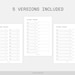 TV Series Episode Tracker Printable, Episode Tracker Printable, Episode ...