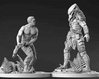 Predator Diorama Stl - Etsy