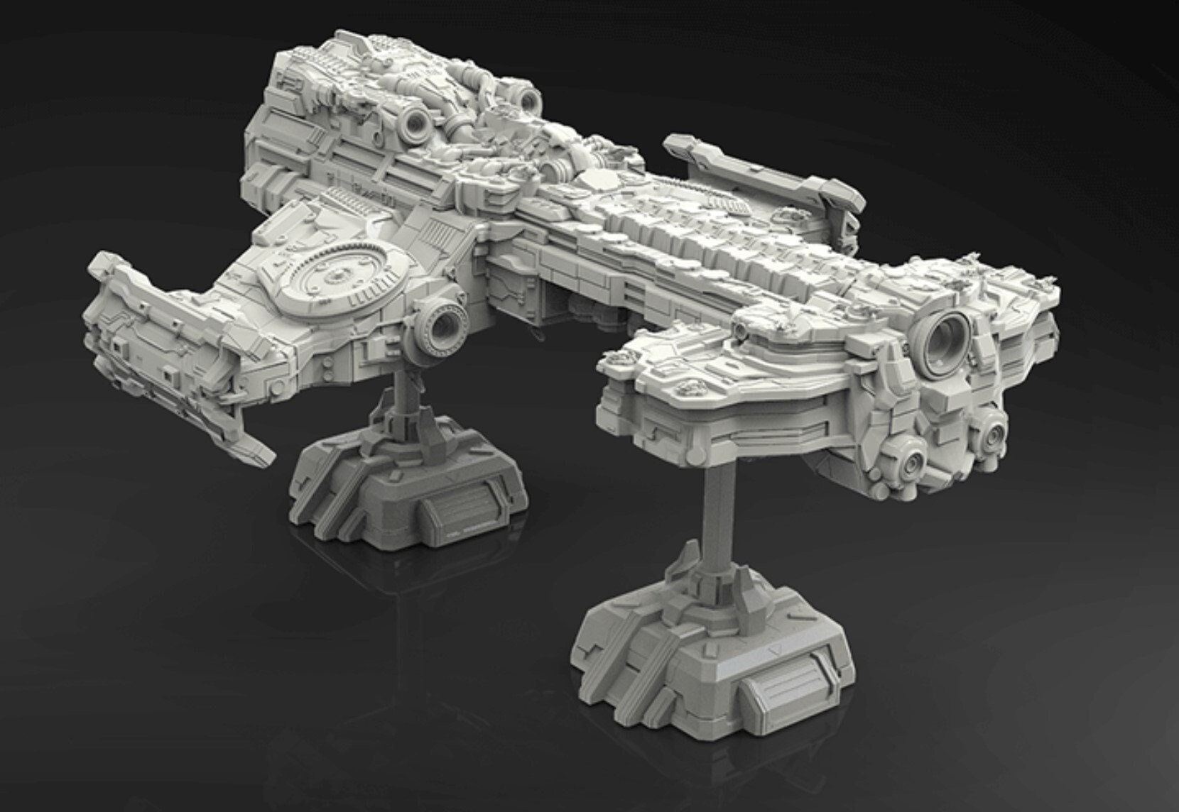 Terran Battlecruiser Starcraft 3D Digital Printing STL File - Etsy ...