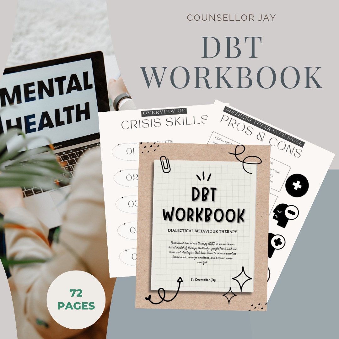 DBT Workbook, Mega Bundle, Therapy Skills, CBT Skills, Behaviour ...