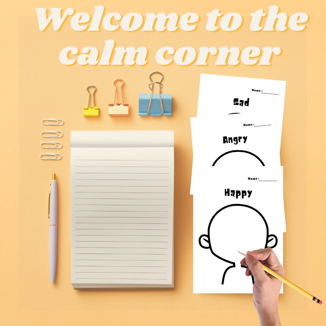 Feelings Booklet Worksheets for Kids' Emotional Regulation - Etsy