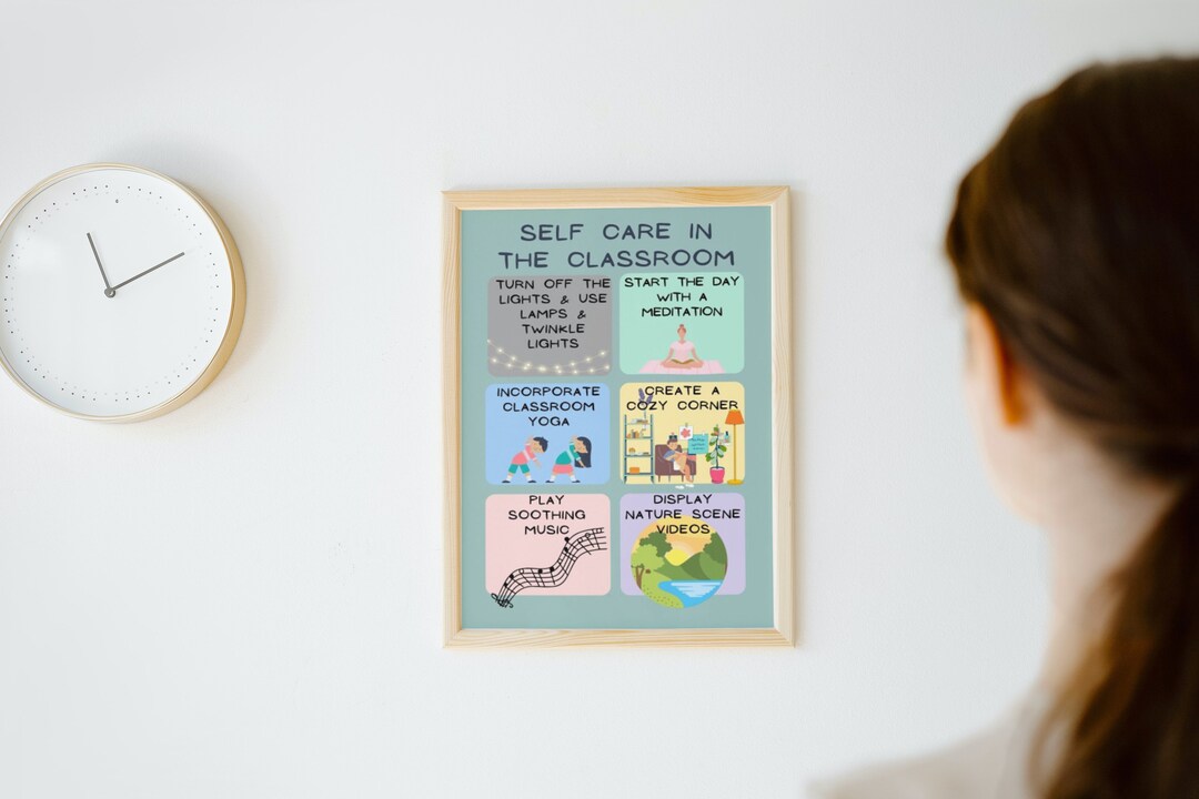 Self Care in the Classroom Poster for Whole Class Wellness & Zones of ...