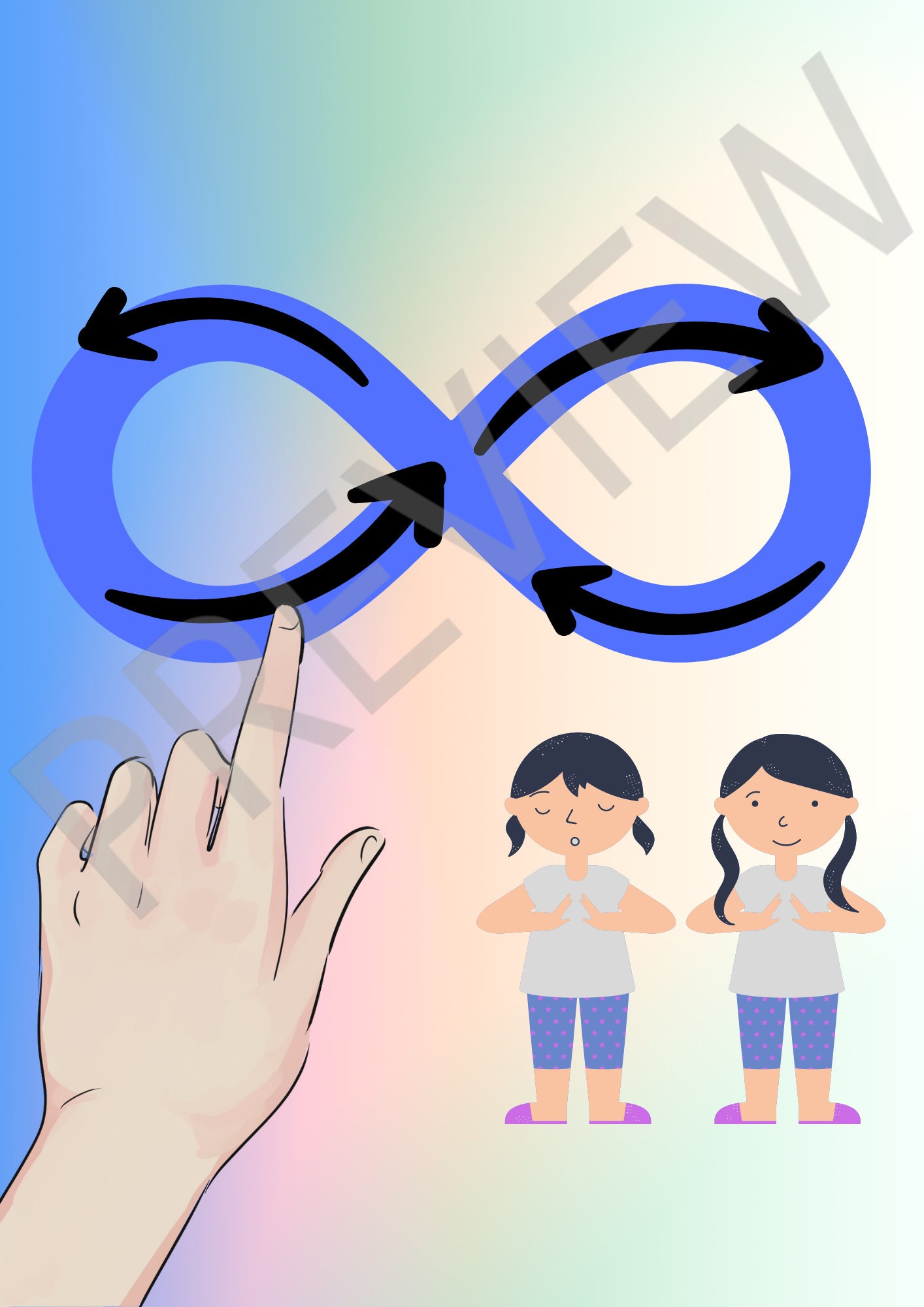 Calming Breathing Strategy for Kids Infinity Breathing for Classroom ...