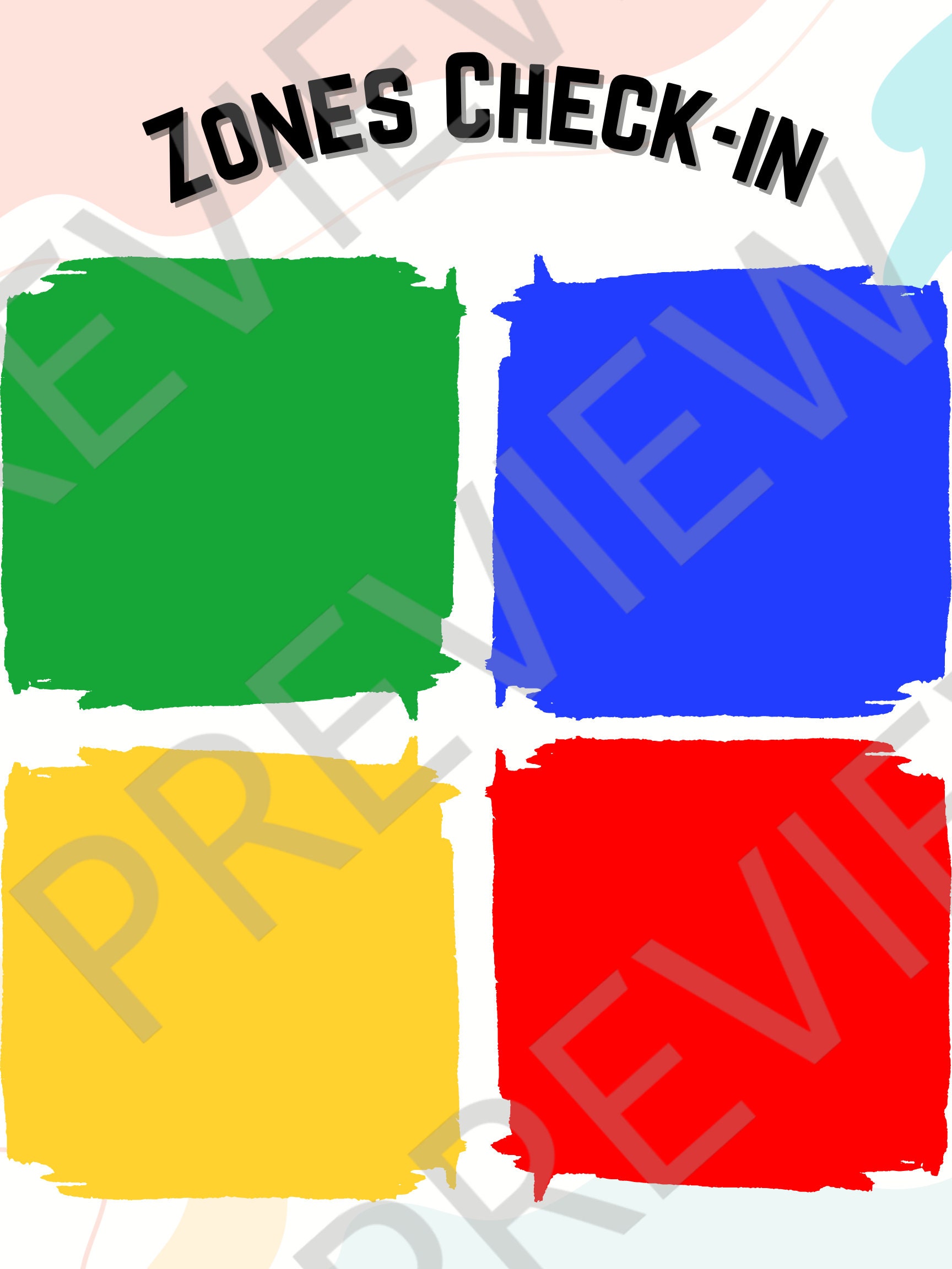 Zones of Regulation Check in Posters Classroom Daycare - Etsy Australia