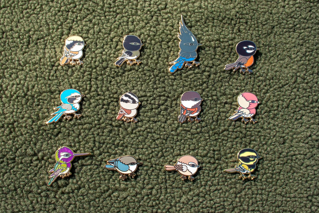 Collectible Bird Pins (north American Birds) - Etsy