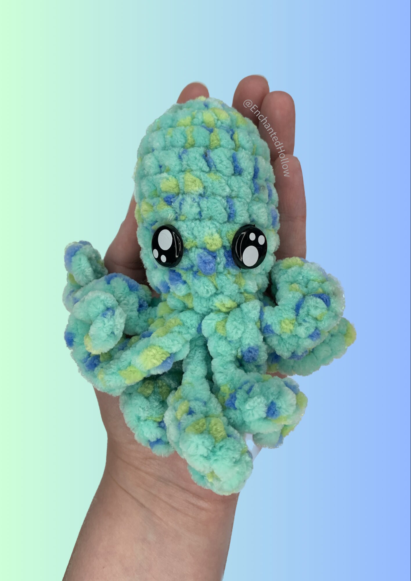 NO SEW Mini Octo Crochet Pattern Keychain, Octopus Crochet Pattern ...