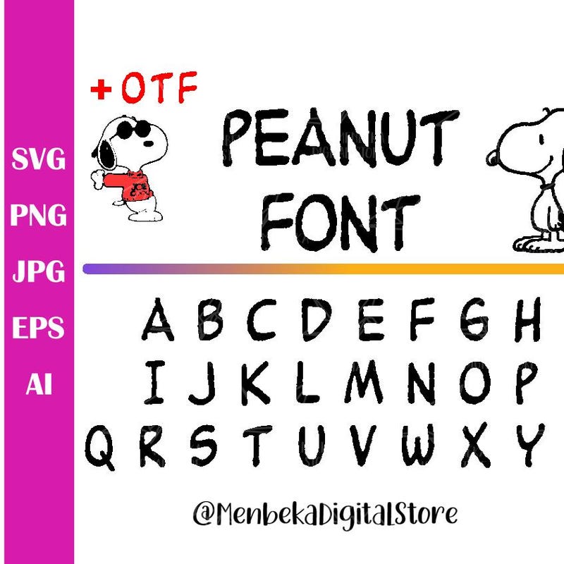 Snoopy Png and Svg - Etsy